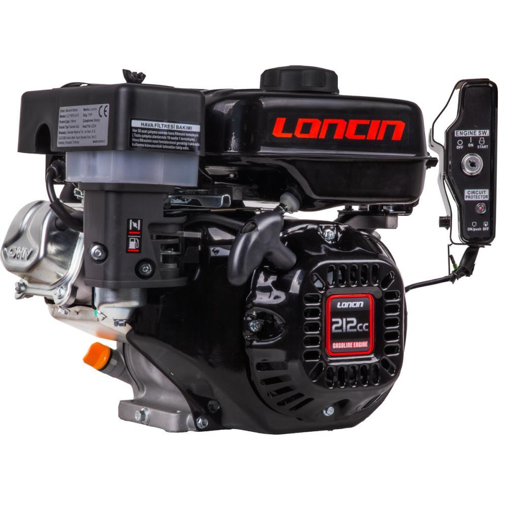 Loncın LC170FD-A10 Eur5 Benzinli Motor 7HP Çapa Tip Ø19mm - 16,662.50 TL
